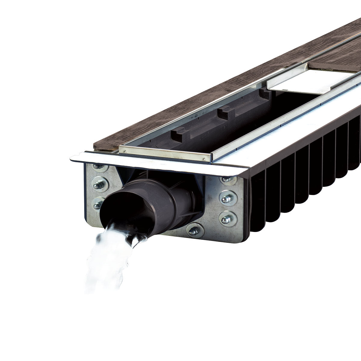 MUDR tileable linear drain channel – PorcelainScaped